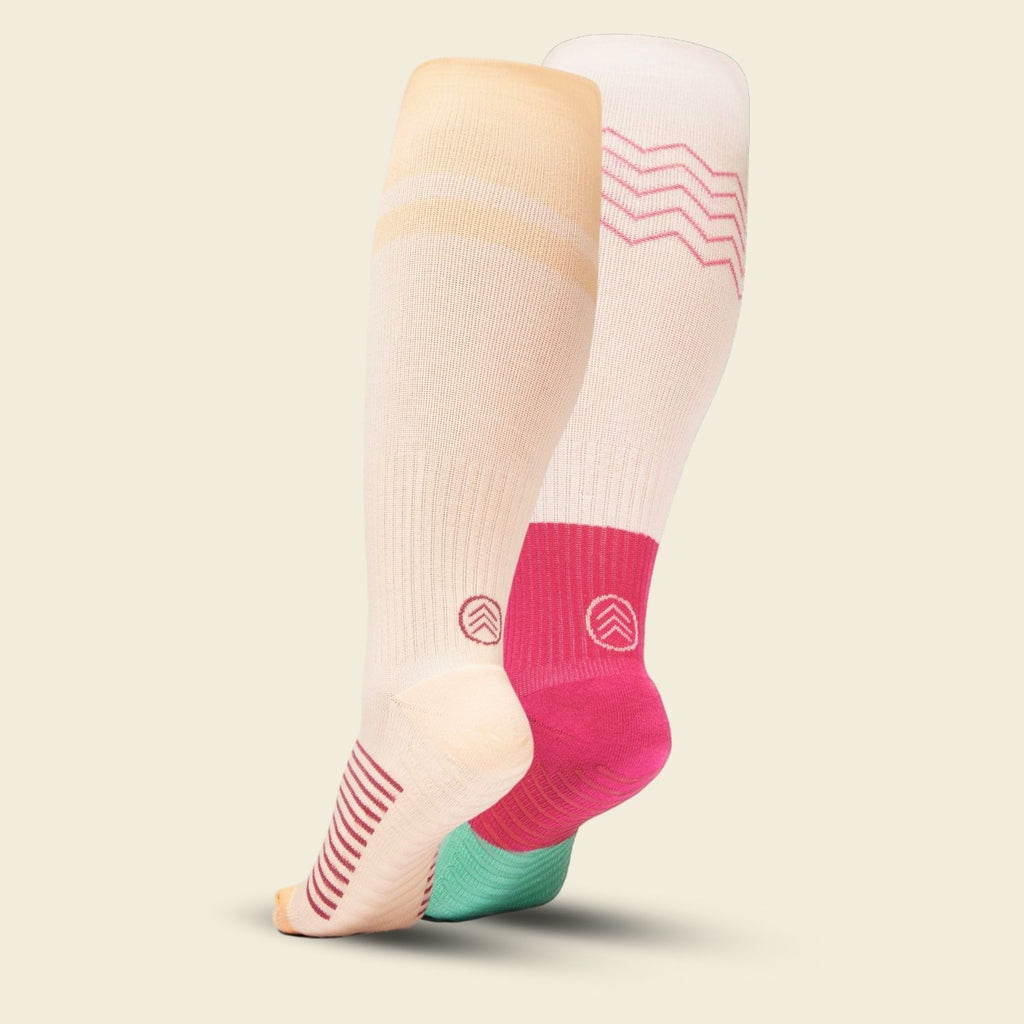 Women's Compression Grip Socks 2-Pack – Gripjoy Socks