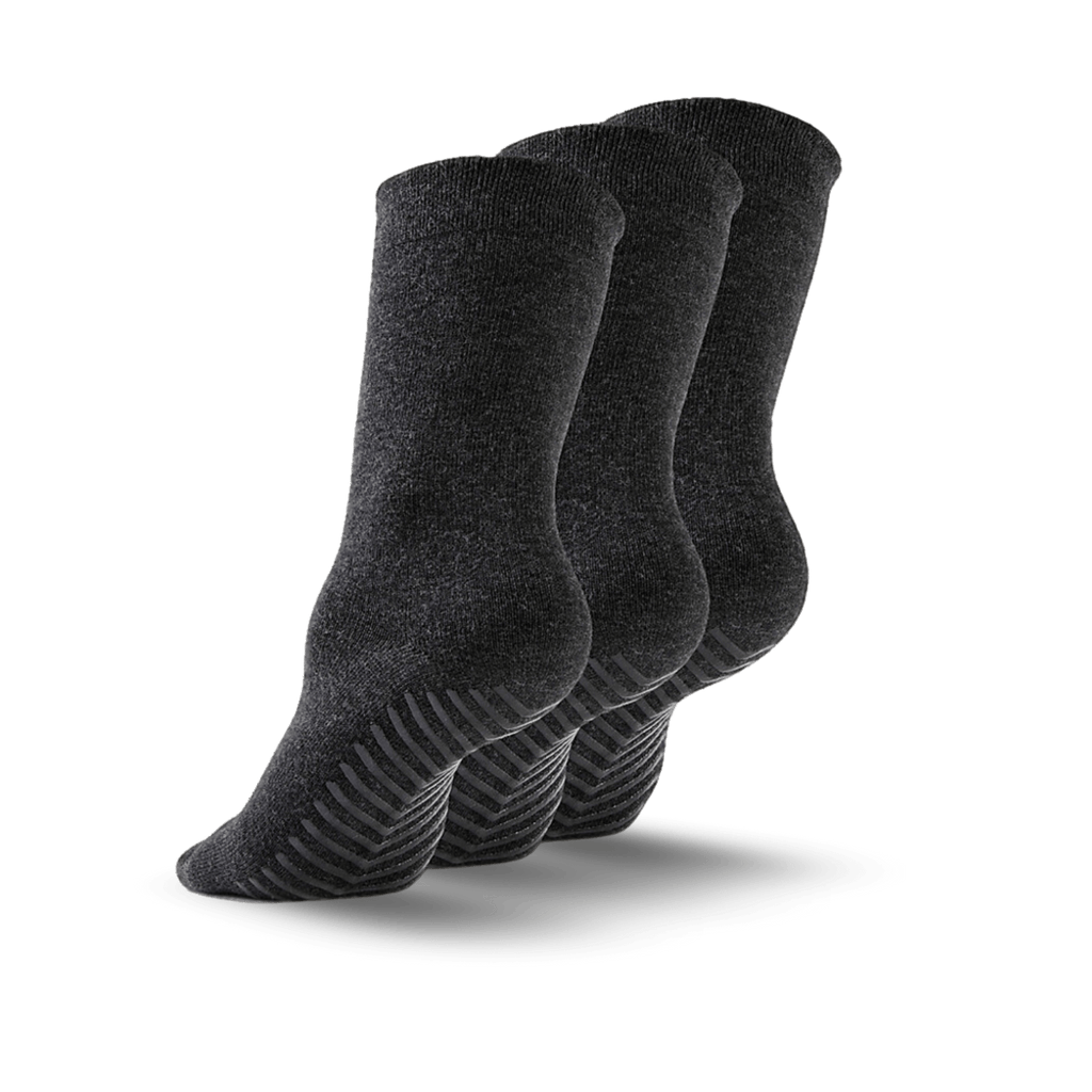 Women's Crew Grip Sock 3-Pack – Gripjoy Socks