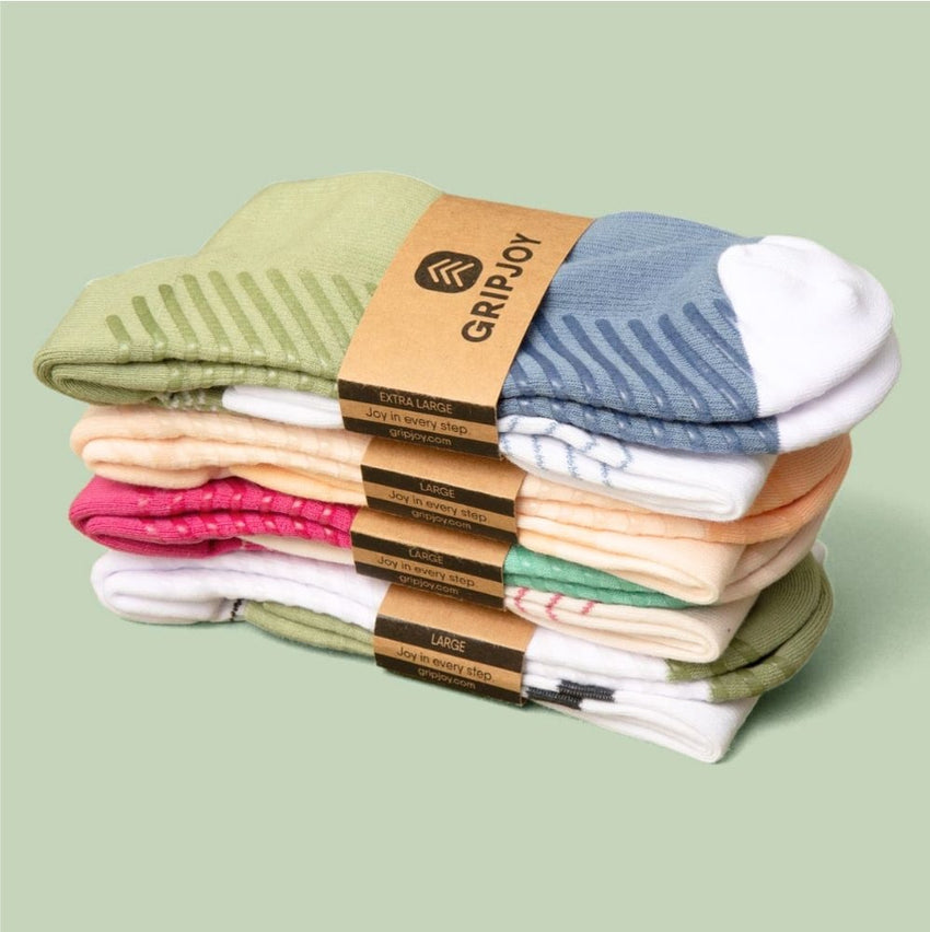 Women's Compression Grip Socks 2-Pack – Gripjoy Socks